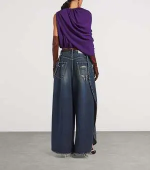 Balenciaga Oversized Distressed Jeans