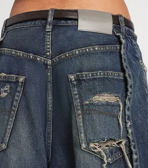 Balenciaga Oversized Distressed Jeans