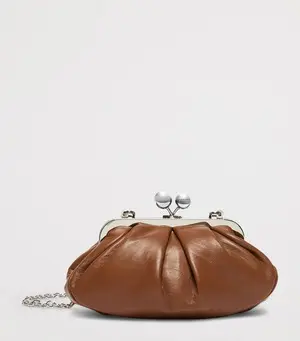 Max Mara Small Leather Pasticcino Clutch Bag