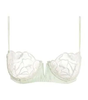 Kiki De Montparnasse Lace Calla Lily Balconette Bra