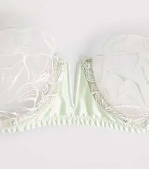 Kiki De Montparnasse Lace Calla Lily Balconette Bra