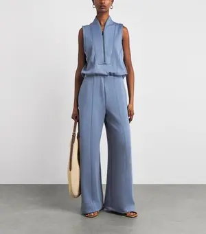 Spanx Airessentials Half-zip Jumpsuit