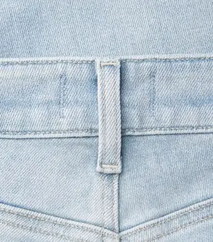 Paige Cropped Anessa Wide-leg Jeans - Blue