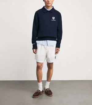 Rlx Ralph Lauren X Wimbledon Cotton Polo Sweater