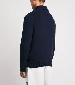 Rlx Ralph Lauren X Wimbledon Cotton Polo Sweater
