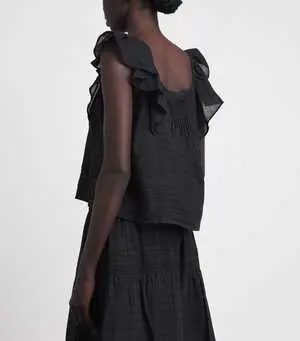 Paige Frilled Oaks Blouse