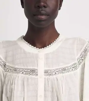 Paige Cotton Embroidered Pasadena Blouse