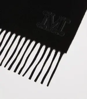 Max Mara Cashmere Monogram Scarf