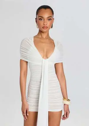 SEROYA Winslow Mesh Mini Dress