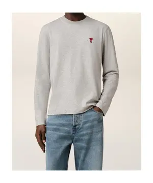 AMI Paris De Coeur Long Sleeves T-shirt