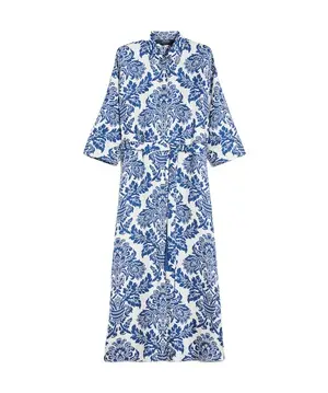 Max Mara Camelia All-over Patterned Dress - Blue