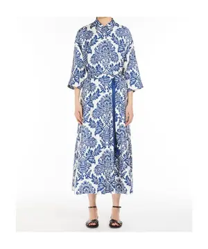 Max Mara Camelia All-over Patterned Dress