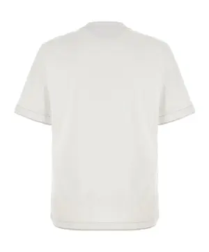 Brunello Cucinelli Logo Embroidered Layered T-shirt