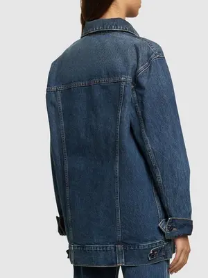 Khaite Ross Buttoned Denim Jacket