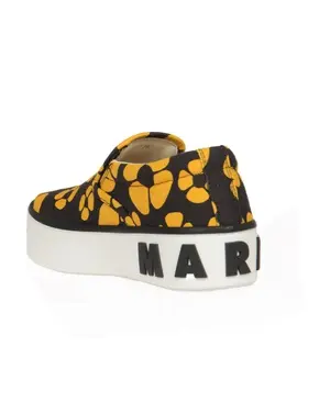 Marni X Carhartt Floral Printed Platform Sneakers