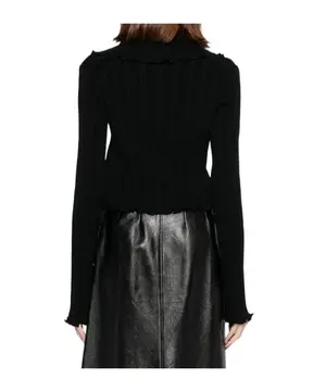 JIL SANDER Frilled Cardigan
