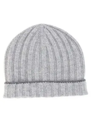 Brunello Cucinelli Ribbed Knit Beanie