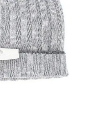 Brunello Cucinelli Ribbed Knit Beanie