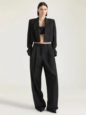 Givenchy Cropped Jacket In Wool And Mohair
