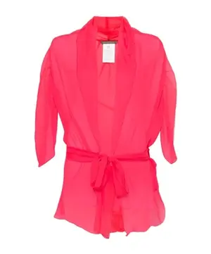 Alberta Ferretti Long-sleeved Casual Jacket - Orange