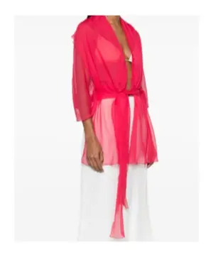 Alberta Ferretti Long-sleeved Casual Jacket