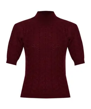 Etro Short Sleeve Sweater - Brown