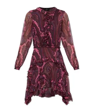 Etro Long Sleeve Dress - Red