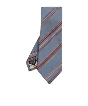 Paul Smith Pointed Tie - Blue
