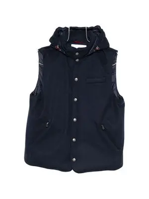 Brunello Cucinelli Wool Padded Vest - Multicolor