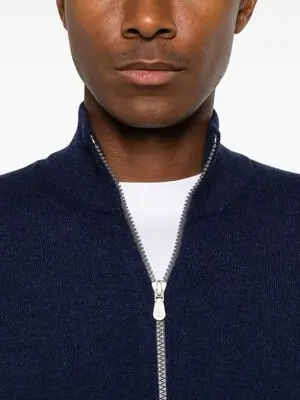 Brunello Cucinelli Cashmere Zip Cardigan - Multicolor