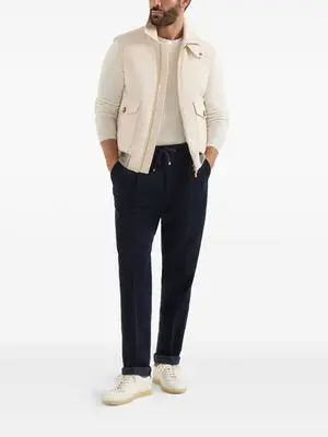 Brunello Cucinelli Garment-dyed Corduroy Trousers - Multicolor