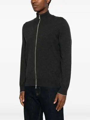 Brunello Cucinelli Cashmere Zipped Cardigan - Multicolor