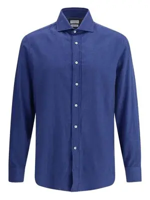Brunello Cucinelli Cotton Blend Shirt - Multicolor