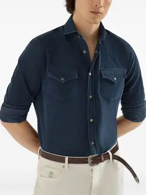 Brunello Cucinelli Cotton Shirt - Multicolor