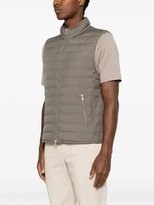 Brunello Cucinelli Quilted Down Vest - Multicolor