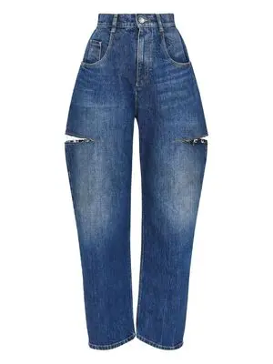 MAISON MARGIELA Baloon Denim Cotton Jeans - Multicolor