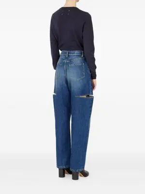 MAISON MARGIELA Balloon Cut-out Jeans - Multicolor