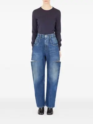 MAISON MARGIELA Balloon Cut-out Jeans - Multicolor