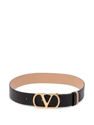 Valentino Garavani VALENTINO GARAVANI VLogo Signature Leather Belt Multicolor
