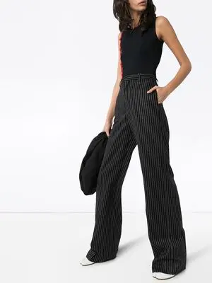MAISON MARGIELA Sleeveless Bodysuit With Signature Four-stitch Logo Detail - Multicolor