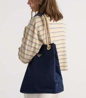 Prada Mariner Bucket Bag - Blue