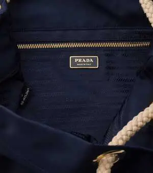 Prada Mariner Bucket Bag - Blue
