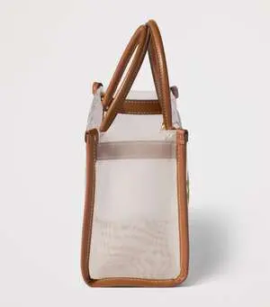 Miu Miu Embroidered Mesh Top-handle Bag