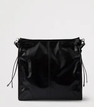 Prada Leather Bonnie Cross-body Bag - Black