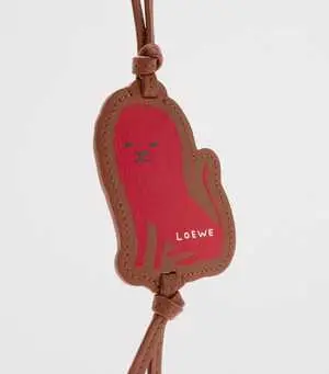 Loewe Leather Tag Bag Charm