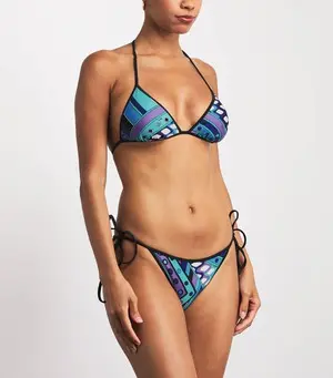 Emilio Pucci Vivara Bikini Bottoms - Blue