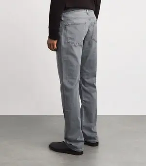 Paige Normandie Straight Jeans - Grey