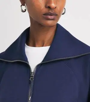 Spanx Airessentials Half-zip Sweater - Navy