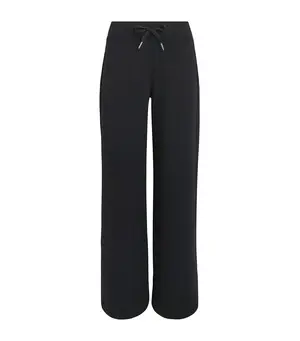 Spanx Airessentials Wide-leg Sweatpants - Black