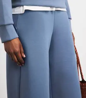 Spanx Airessentials Wide-leg Sweatpants - Blue